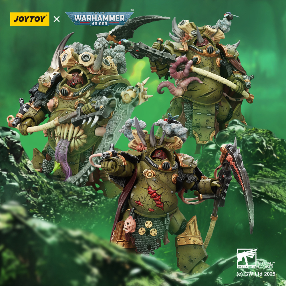 JOYTOY Warhammer Death Guard Deathshorud Terminators Legion 1/18 ...