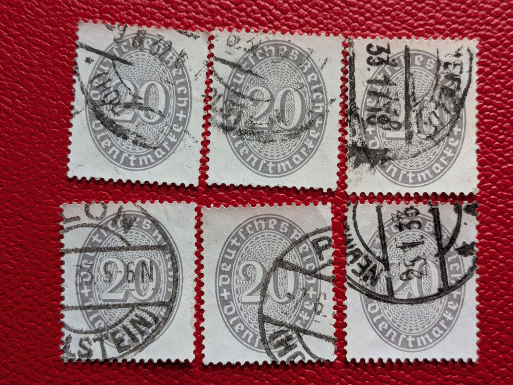 Марки Германская империя 1922. "Служебные марки". Редкость. См фото купить на OZON по низкой ...