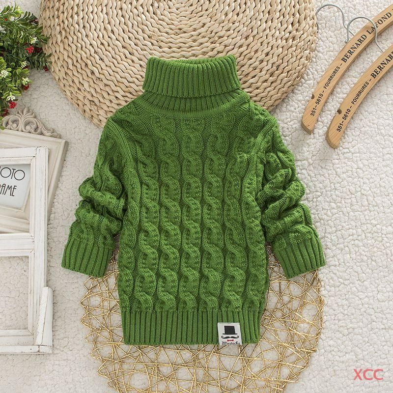 Свитер Девочки, Мальчики MOOCIE зеленый, размер 130 Китай купить c доставкой на OZON по низкой ...