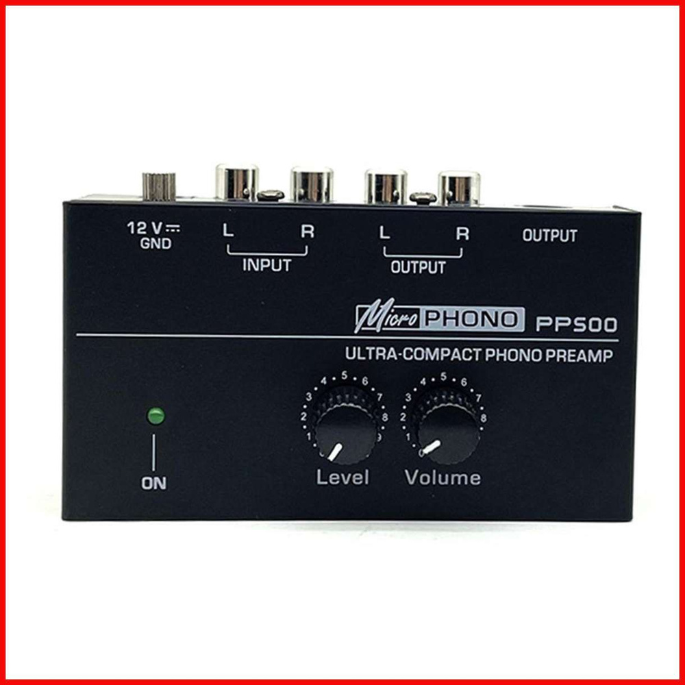 Предусилитель проигрывателя проигрывателей PP500 Усилитель с регулировкой громкости и британской ...
