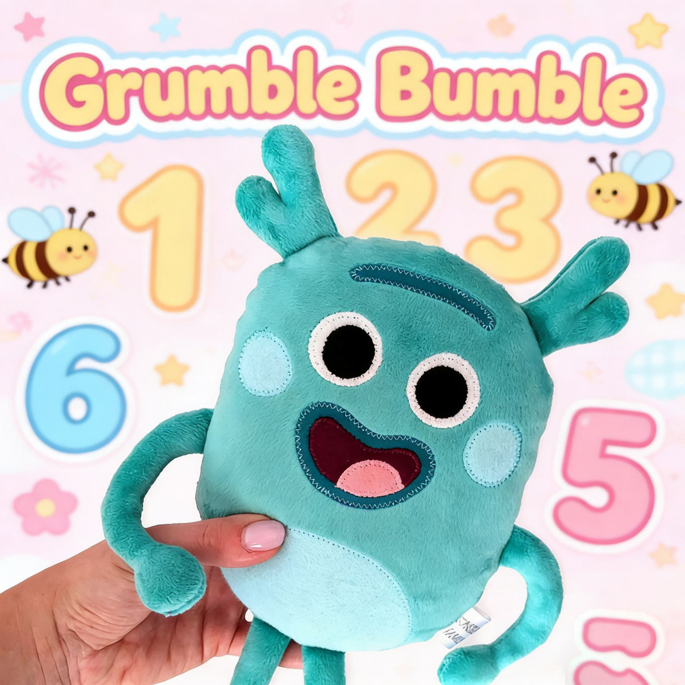 Grumble Bumble Nums Plush Мягкие игрушки для дошкольного образования ...