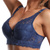 Бюстгальтер Женский мягкая чашка на каркасе, размер 95B, 95A синий Полиэфирное волокно ...