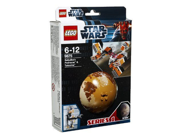 Конструктор LEGO Star Wars 9675 Sebulba's Podracer & Tatooine planet ...