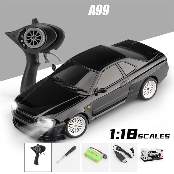 LDRC 1899/A99 RTR 1/18 2.4G RWD RC Автомобильный дрифт GTR R34 ...