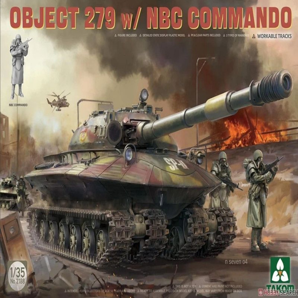 TAKOM 2188 1/35 object 279 w/nbc commando Модель танка купить на OZON ...