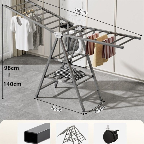 Напольная сушилка напольная, 180 см х 45 см х 140 см купить на OZON по низкой цене (1877776048)