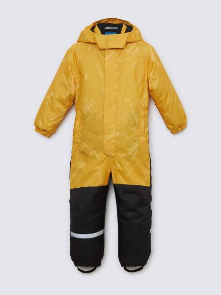Комбинезон утепленный Мальчики Lassie, размер 110 желтый Зима Повседневный Полиэстер купить c ...