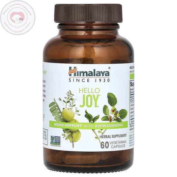 Himalaya, Hello Joy, поддержка настроения с KSM66, 60 капсул из США ...