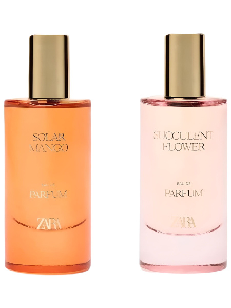 Zara Духи Набор духов Solar Mango + Succulent Flower EDP 2x50 мл 100 мл ...