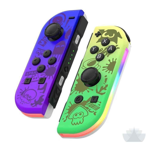 Два контроллера Joy-Con для консоли Nintendo Switch и ПК с подсветкой ...