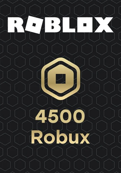 Roblox Gift Card 4500 Robux купить на OZON по низкой цене (2823101686)