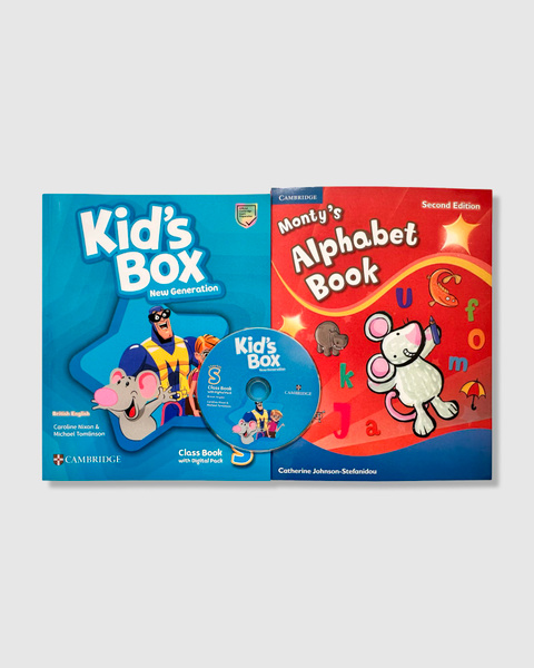 Kid s Box starter new generation + прописи Montys Alphabet Book (kids ...