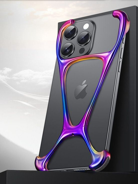 YNOT Дизайнерский премиум Чехол из Авиационной Стали для iPhone 16 ...