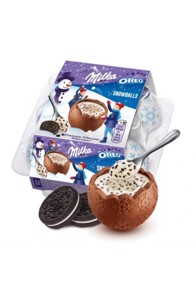 Milka Snowballs Oreo Шоколадные шарики с молочным кремом и начинкой из ...
