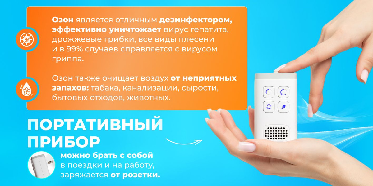 Осушитель воздуха Очиститель воздуха для дома озонатор ионизатор