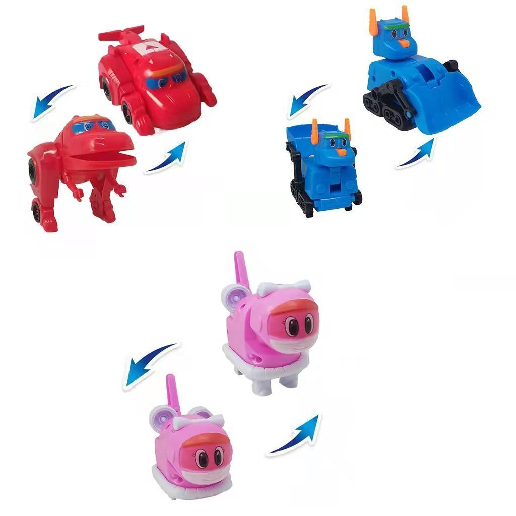 Динозавр из команды трансформации игрушек "Гого Дино", розовое запястье Дракон,Gogo Dino 5 шт ...