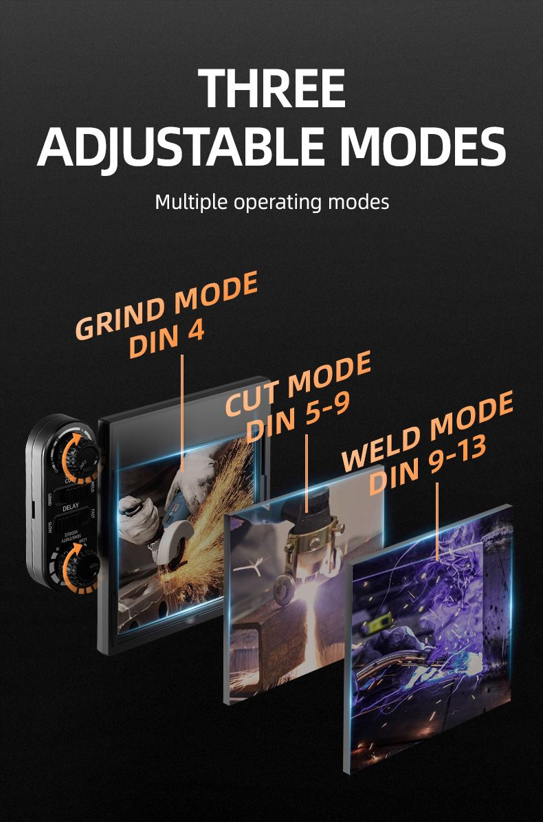 Маска сварочная хамелеон ANDELI MOON LED модель экран большой, а цвета реалистичные, Длительное ...