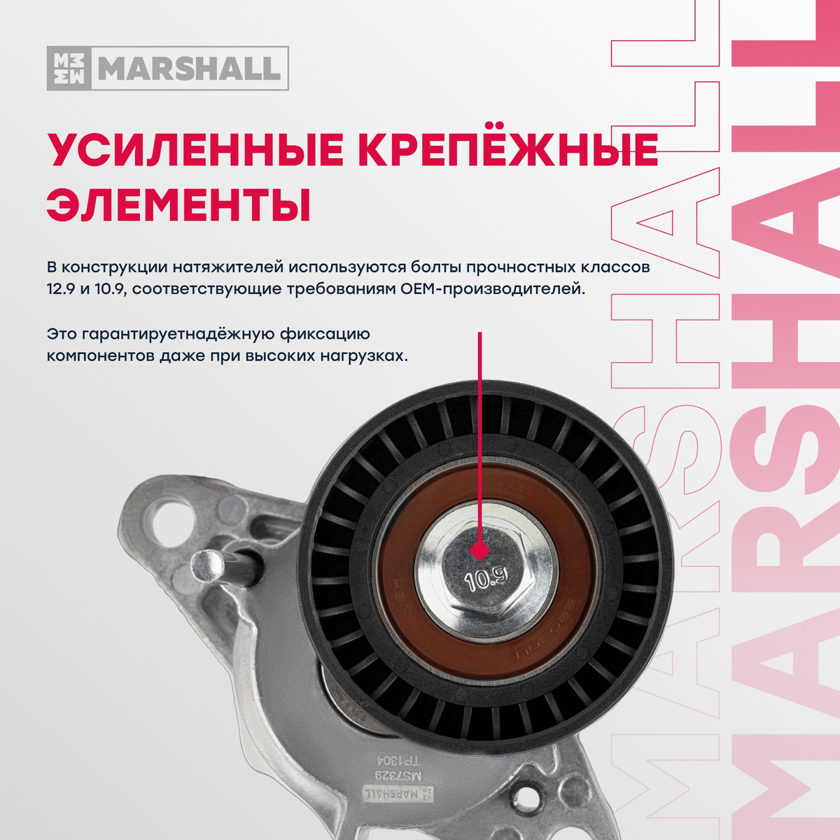 Натяжитель ремня Chevrolet Шевроле Aveo, Авео, Cruze, Круз, Lacetti ...