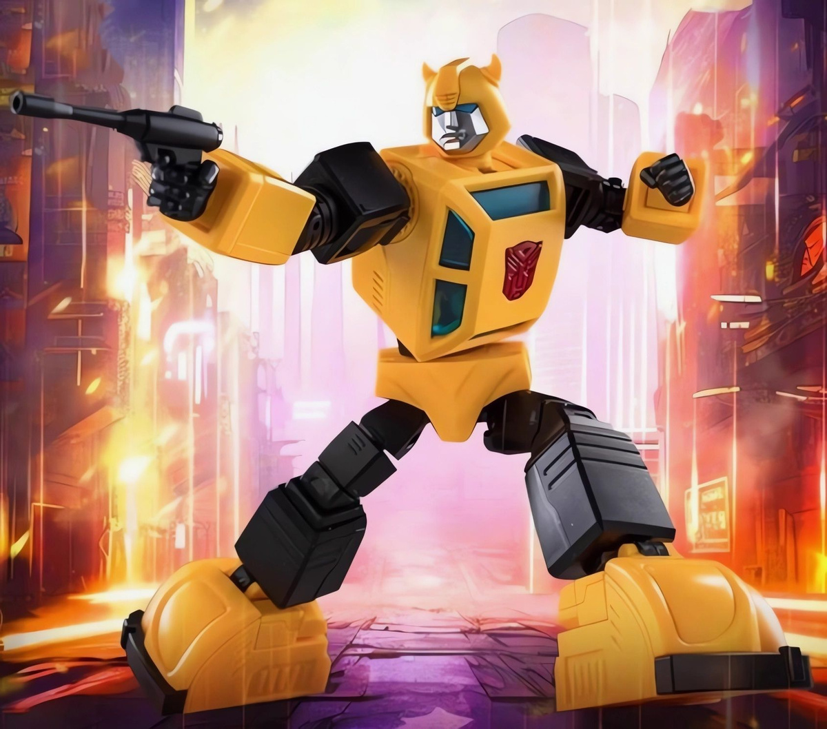 Коллекционный сборный трансформер HASBRO YOLOPARK Bumblebee (Бамблби ...