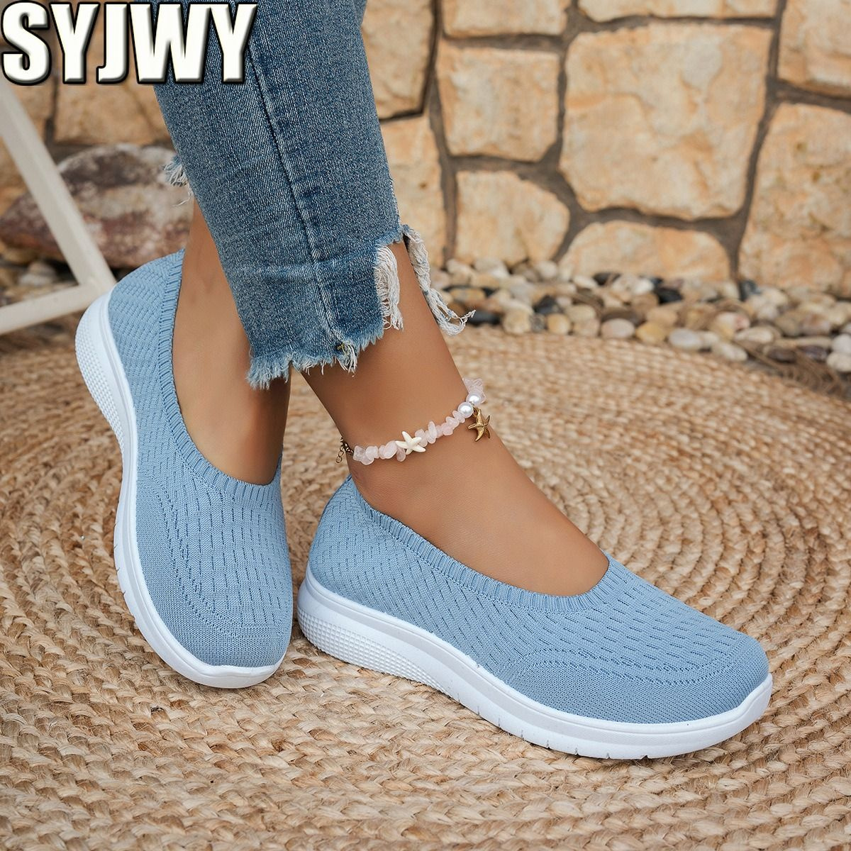 Слипоны Женский SYJWY, размер 38 Демисезон Без застёжки купить c доставкой на OZON по низкой ...
