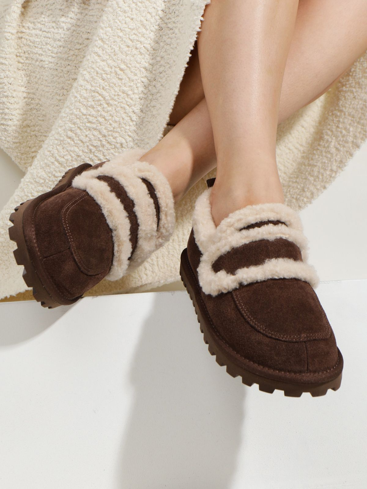 Лоферы Женский Covani коричневый, шоколадный, размер 37 Стандартный низкий (до 4 см) Зима 6 Без ...