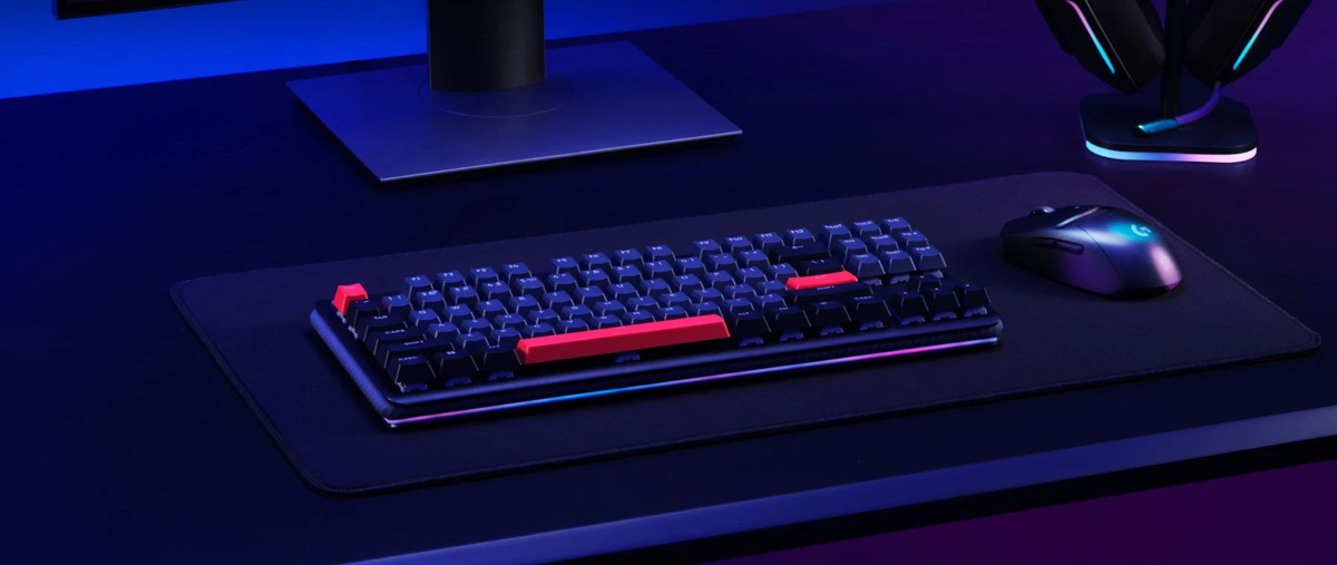 Logitech G Игровая клавиатура беспроводная G517 LIGHTSPEED TKL, (Red Switch), (GL Linear Red ...