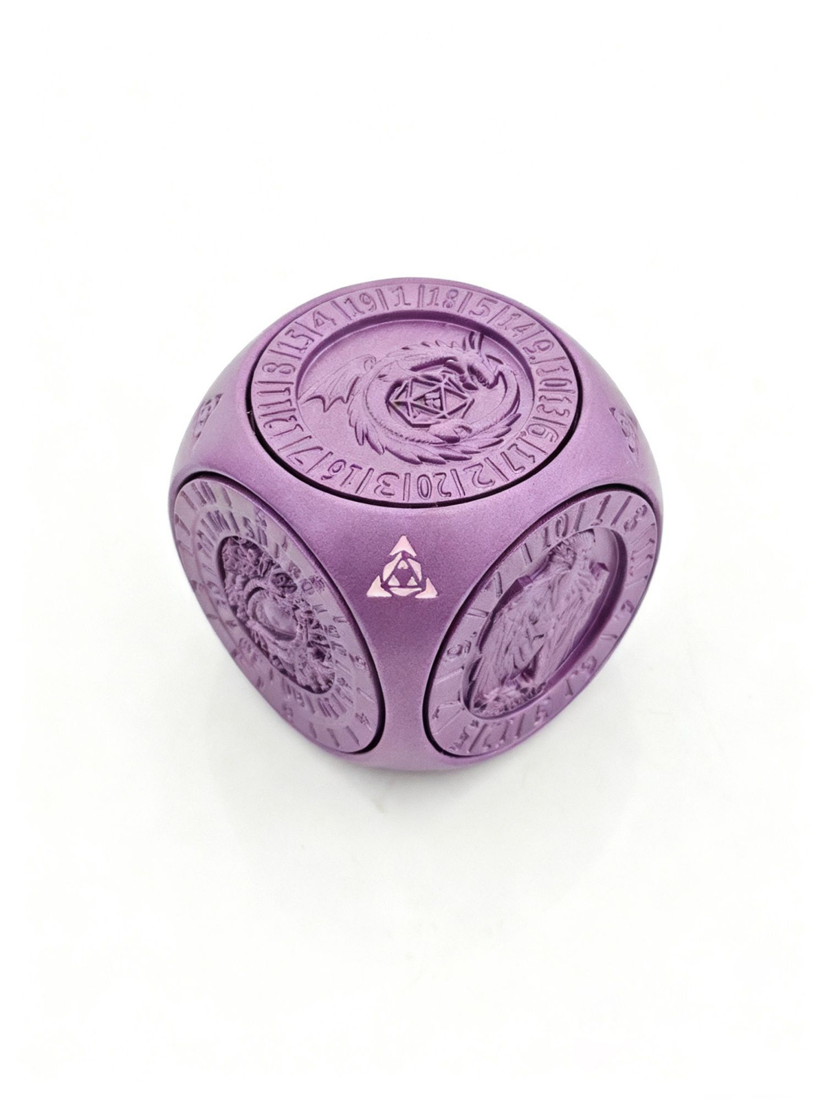 Металлические кости DND 7 в 1 (D4-D20) вращающийся кубик-спиннер для ...