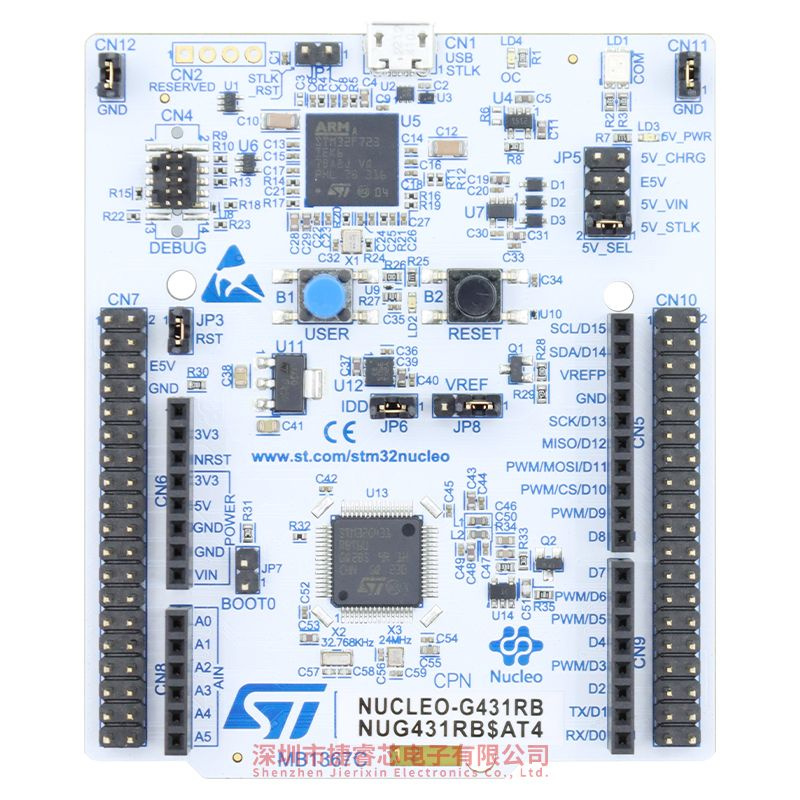 Модуль разработки NUCLEO-G431RB ARM Cortex M4 STM32G431RBT6U купить на ...