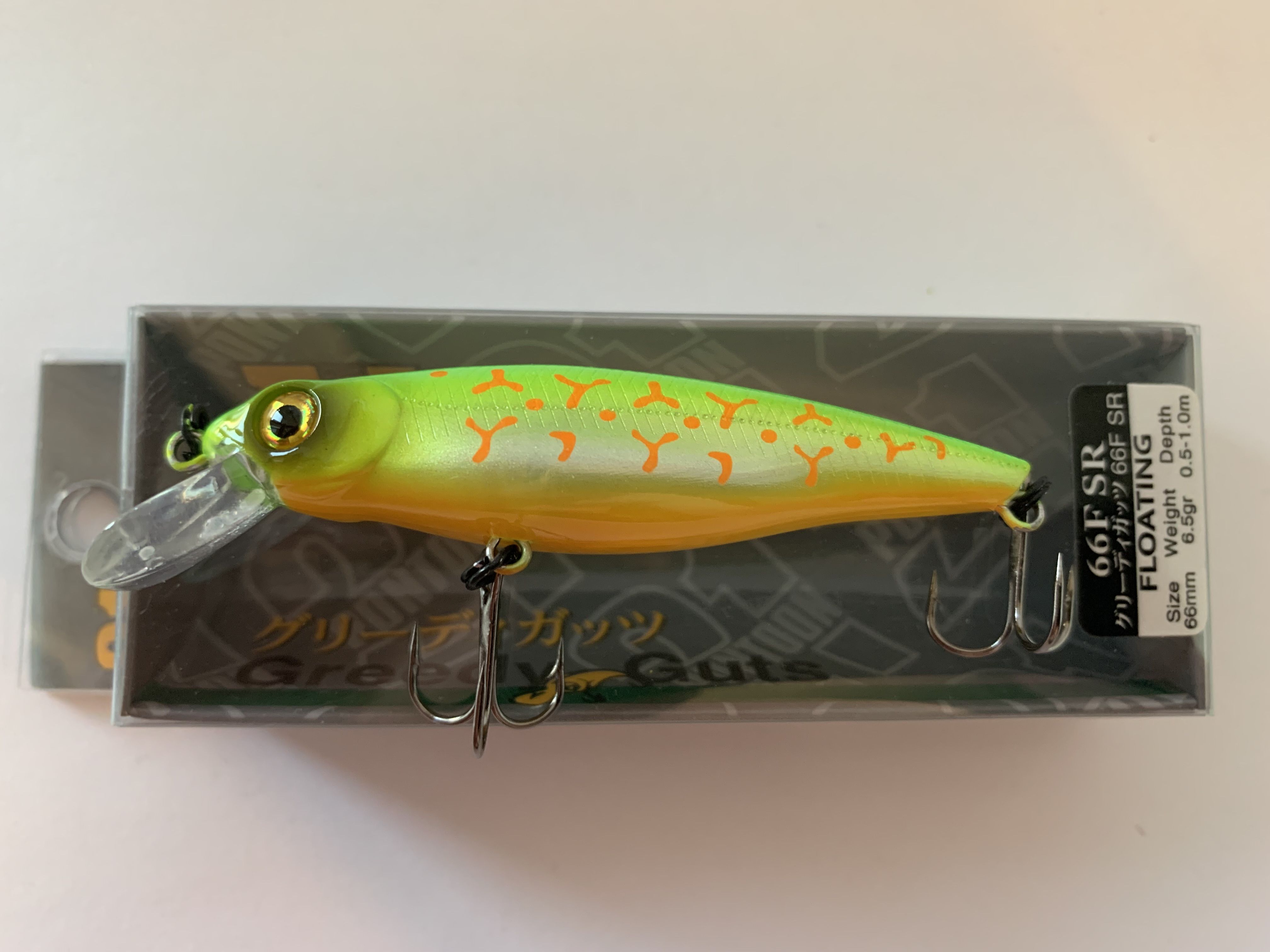 Воблер Минноу (Minnow) Greedy-Guts 66F, 0.5-1 м купить c доставкой на ...