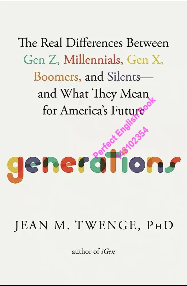 Generations: The Real Differences Between Gen English paper books ...