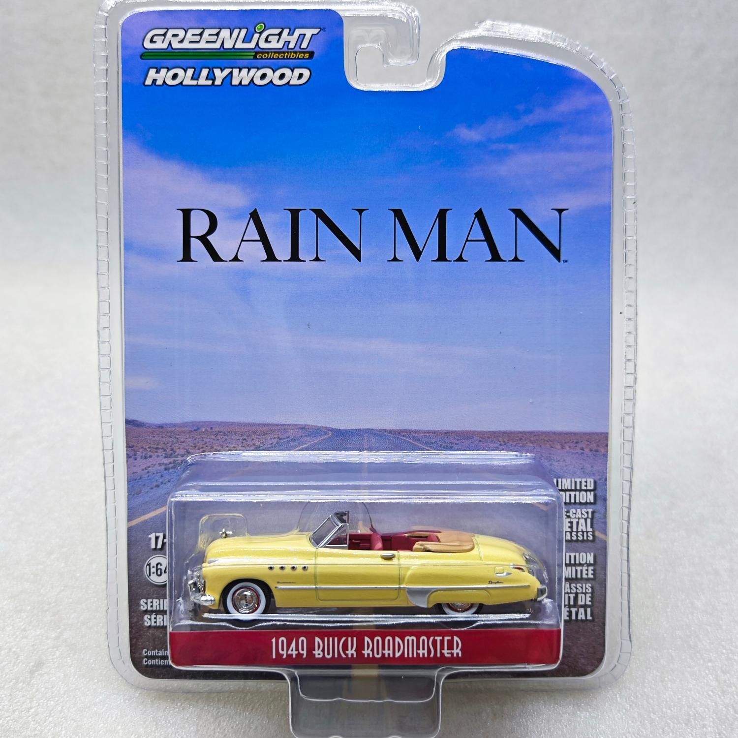 Машинка GreenLight 1/64 Rain Man 1988- Charlie Babbitt 1949 Buick Low ...