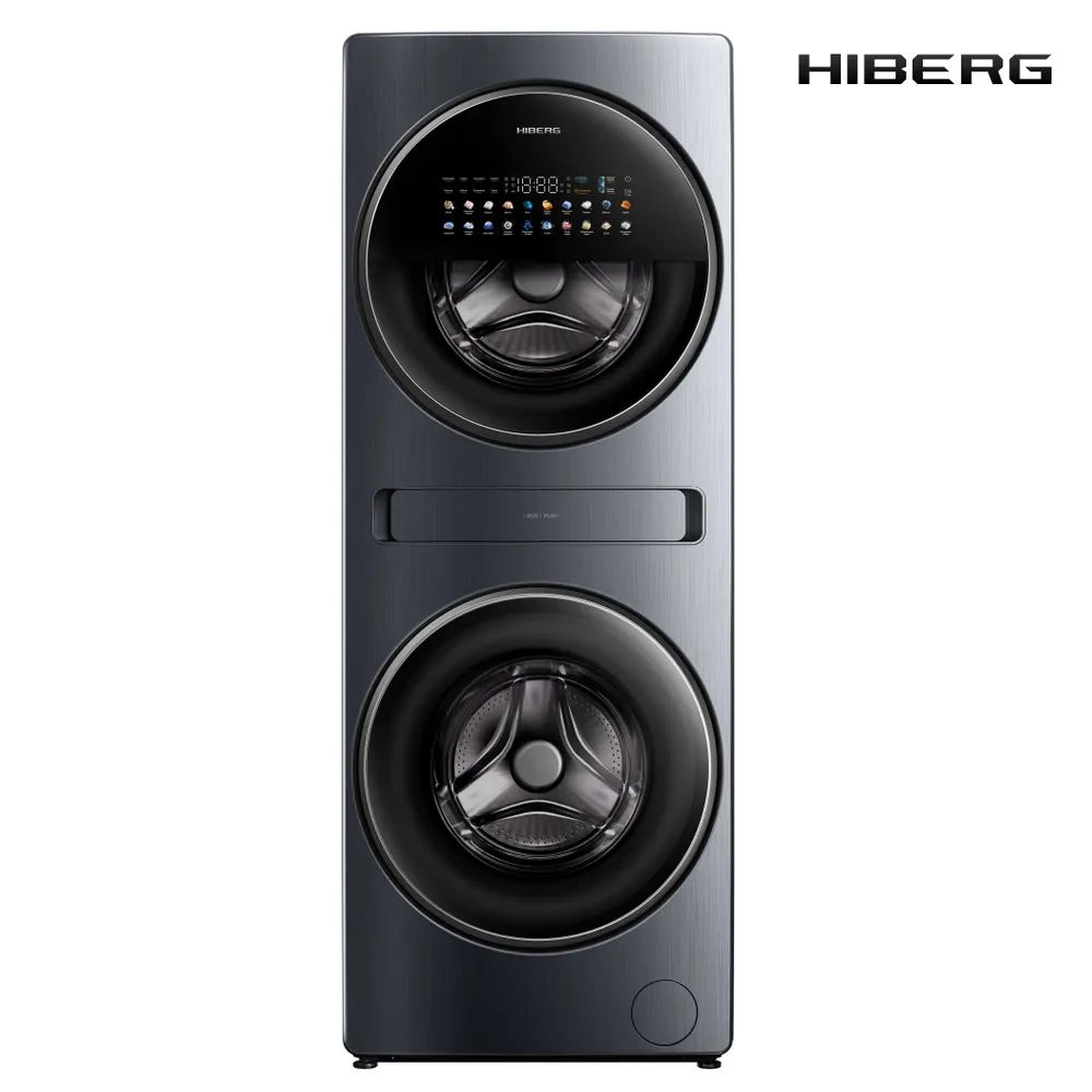 Стиральная машина HIBERG TOWER i-DD 107-612 Sd, с сушкой, загрузка до ...