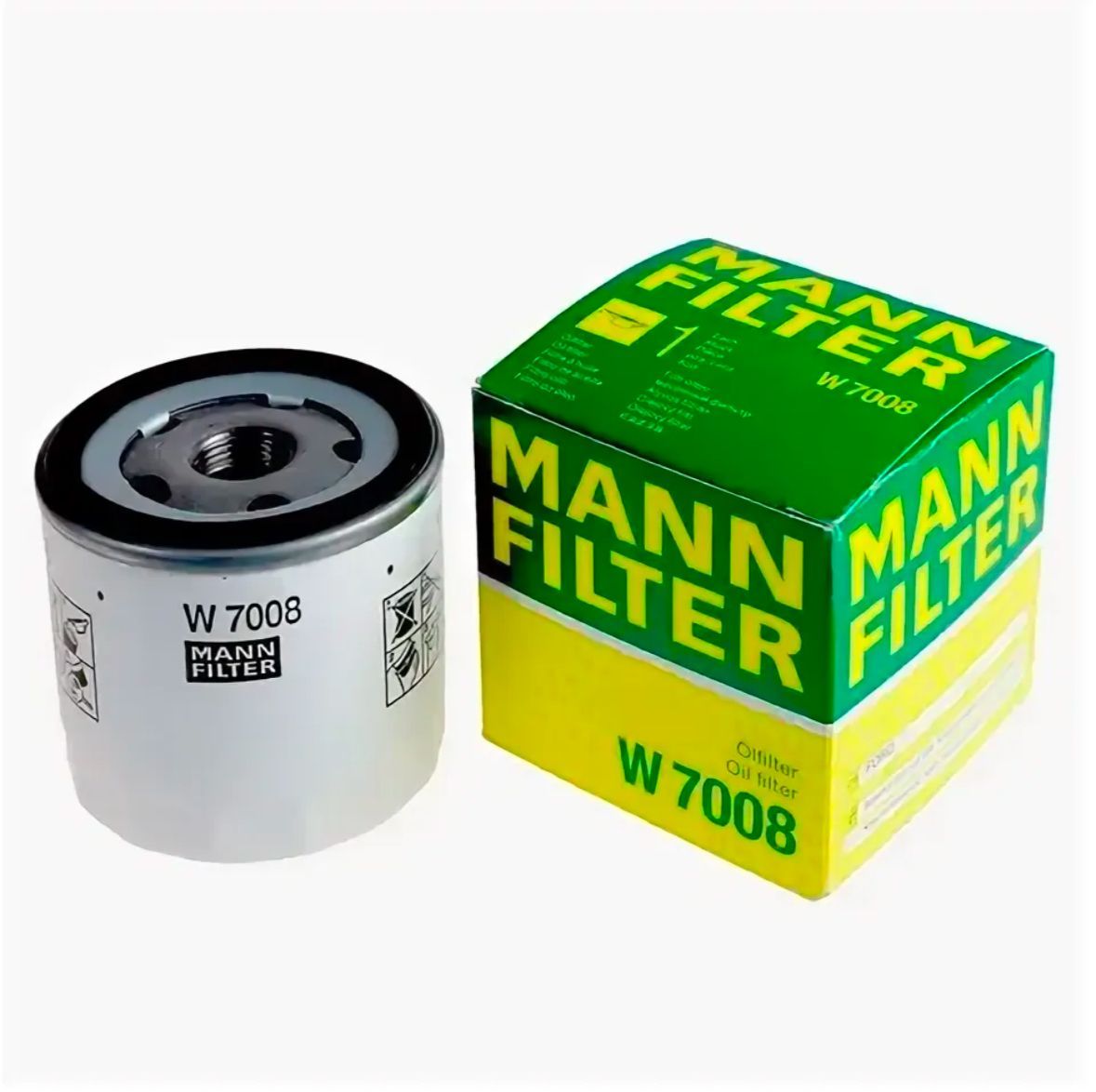 MANN FILTER Фильтр масляный арт. W7008, 1 шт. купить на OZON по низкой ...