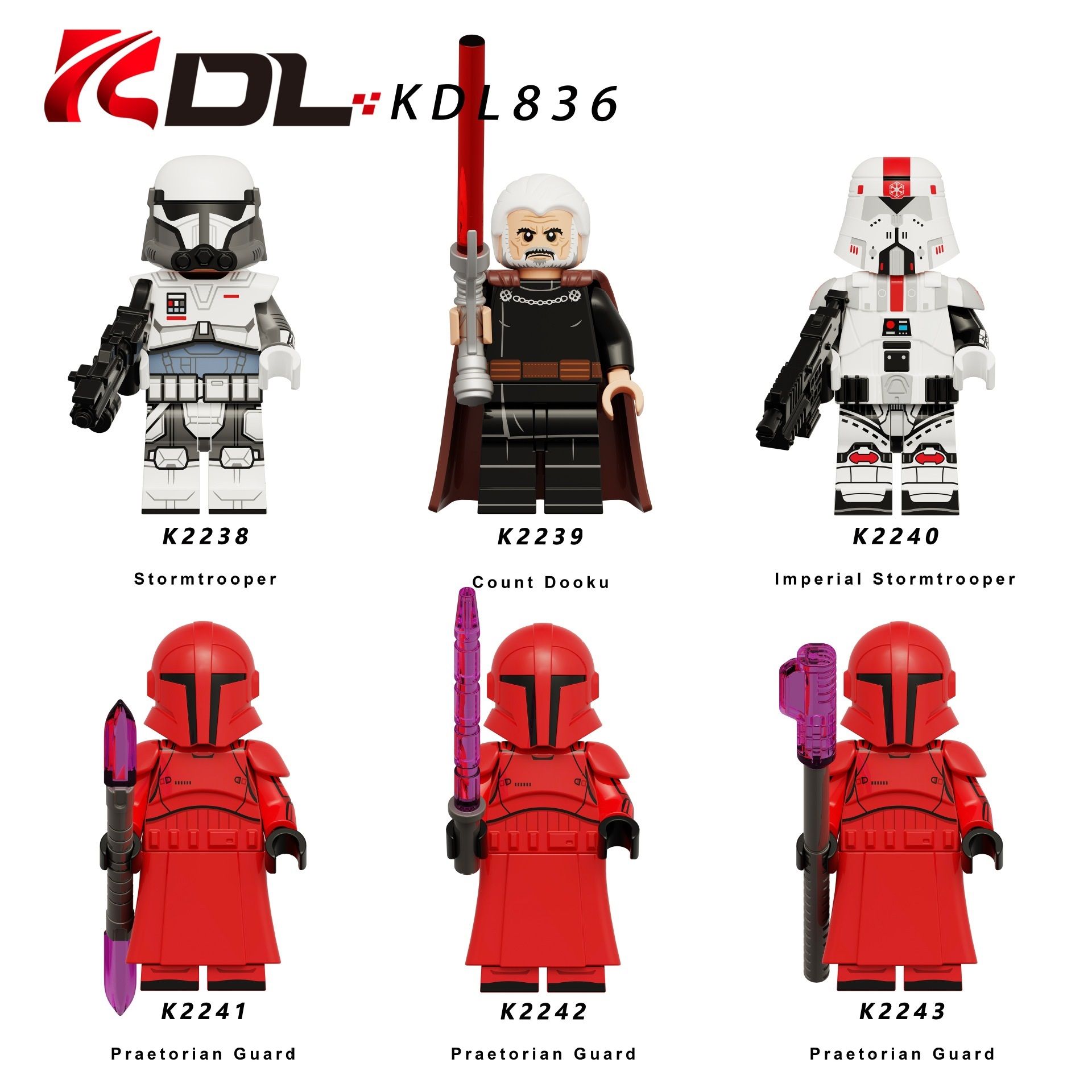 Набор минифигурок Star Wars Граф Дуку/Count Dooku совместимы с легo ...