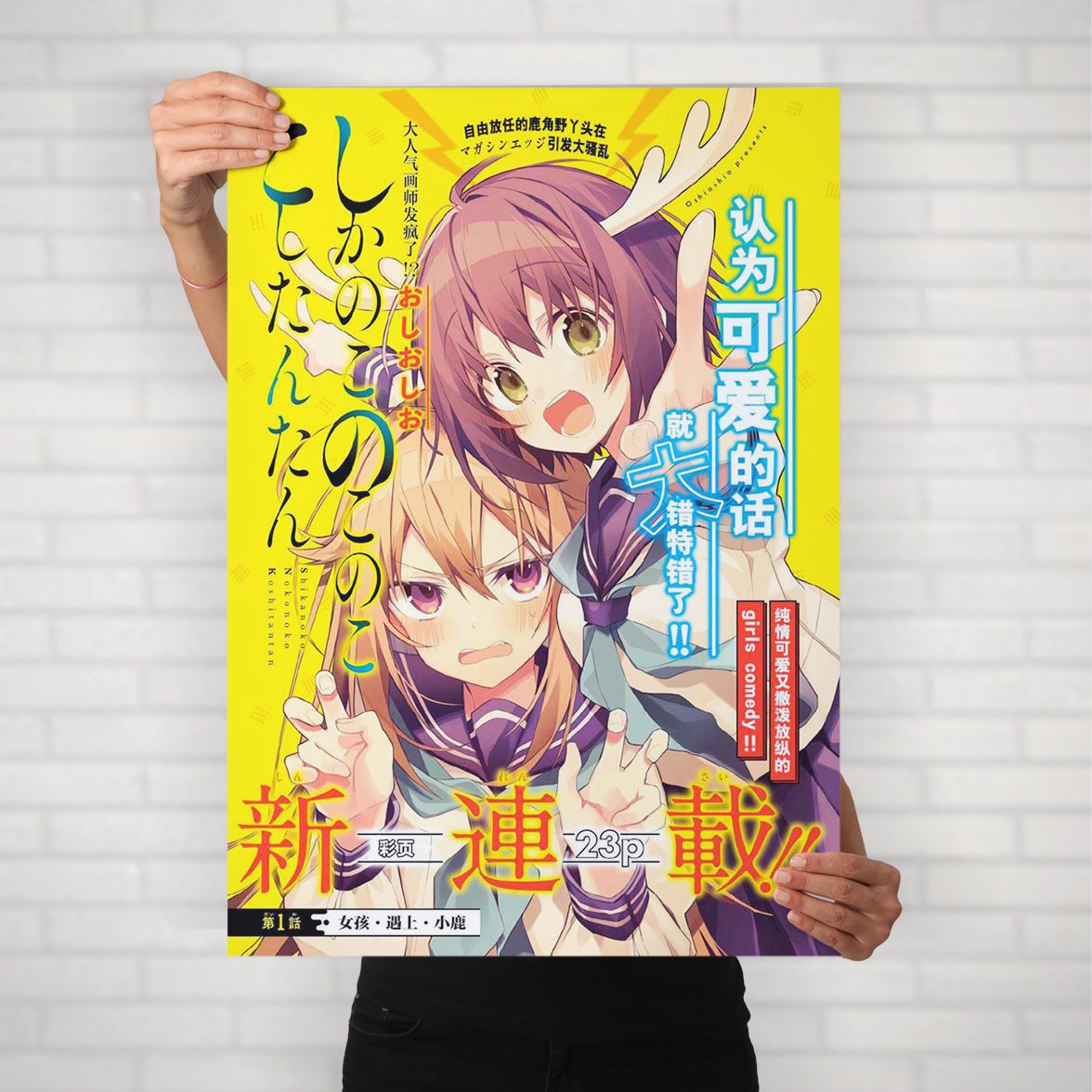 Постер HEAVEN POSTER Люди, Арт Shikanoko Nokonoko Koshitantan 1, 84 60 ...