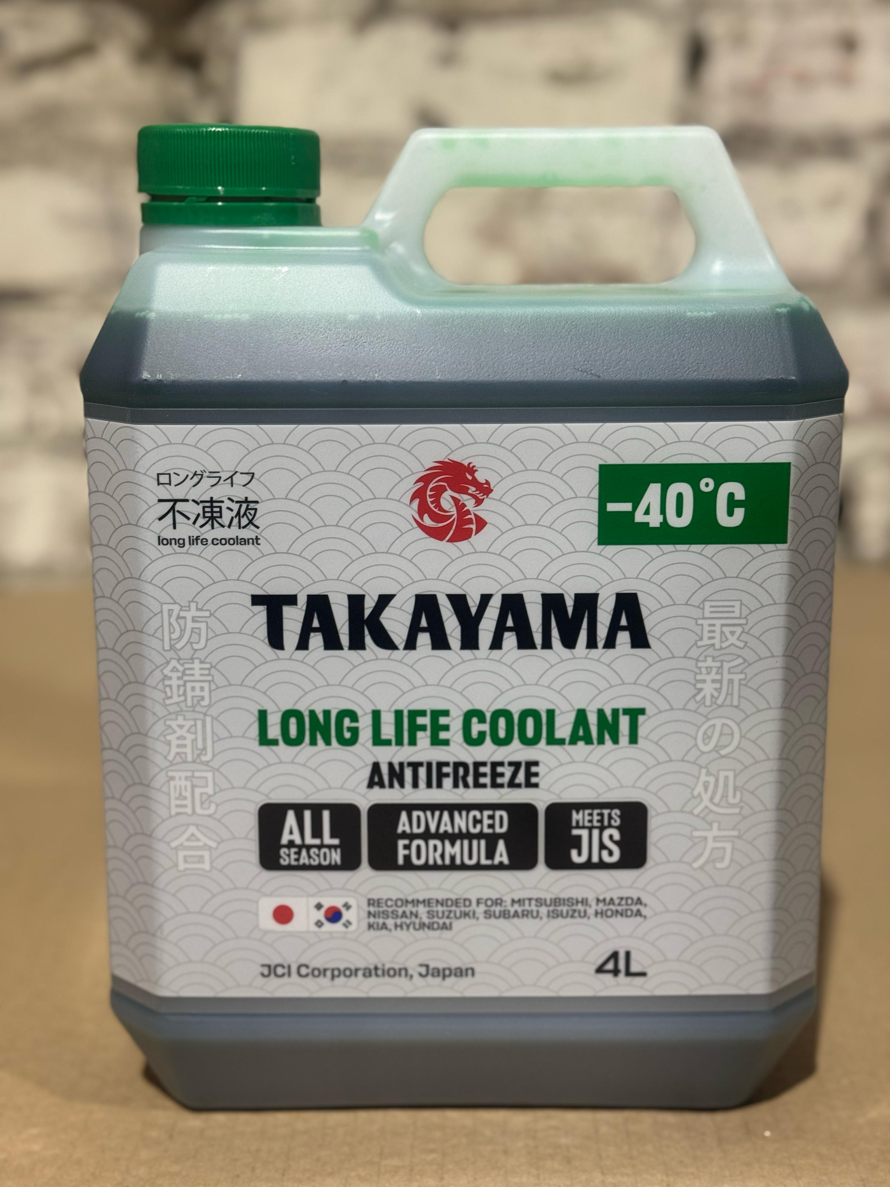 Антифриз Takayama Long Life Coolant green (-40) 4л купить на OZON по ...