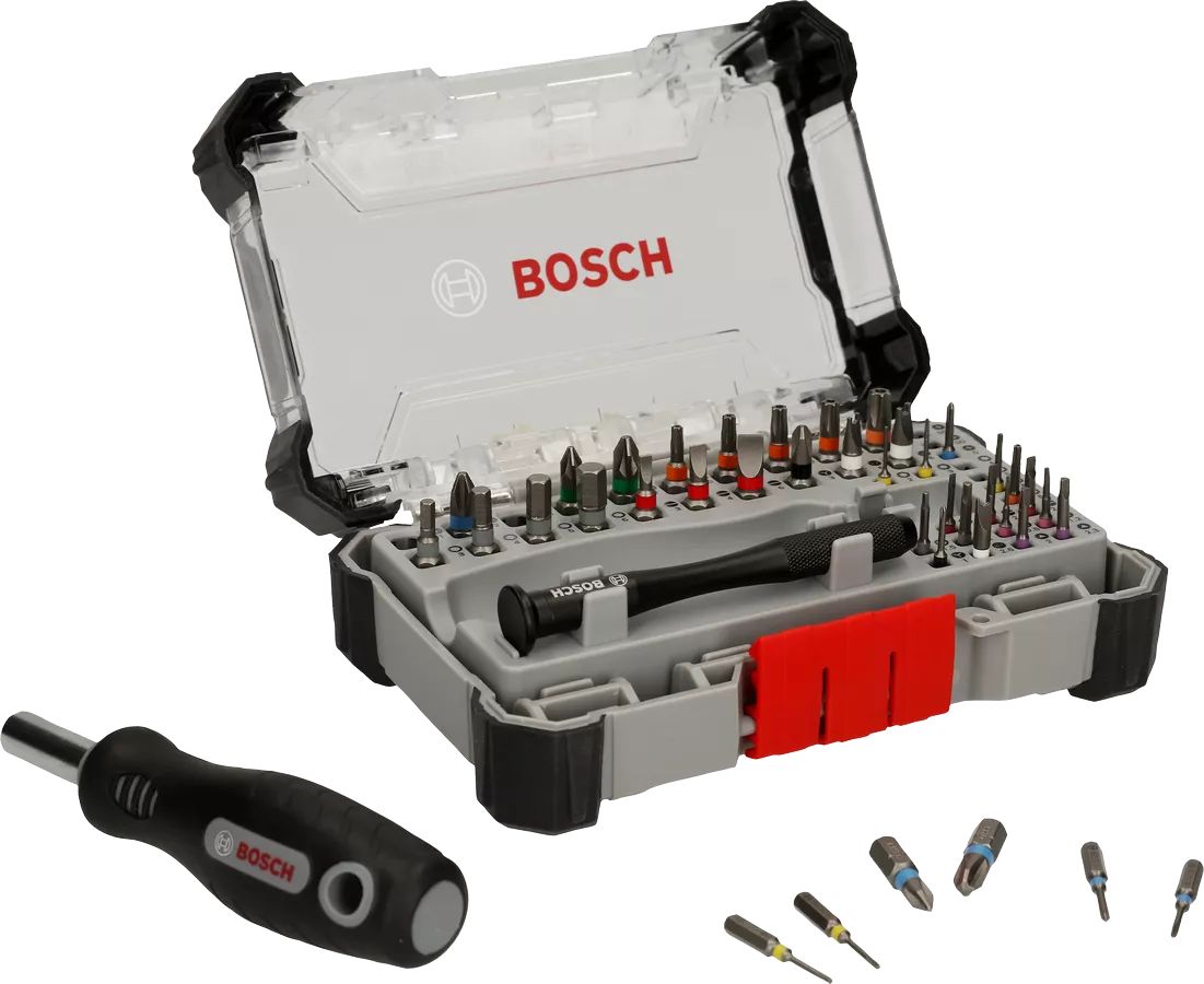 Bosch Набор прецизионных отверток с магазином бит; 42 шт. 2607002835 ...