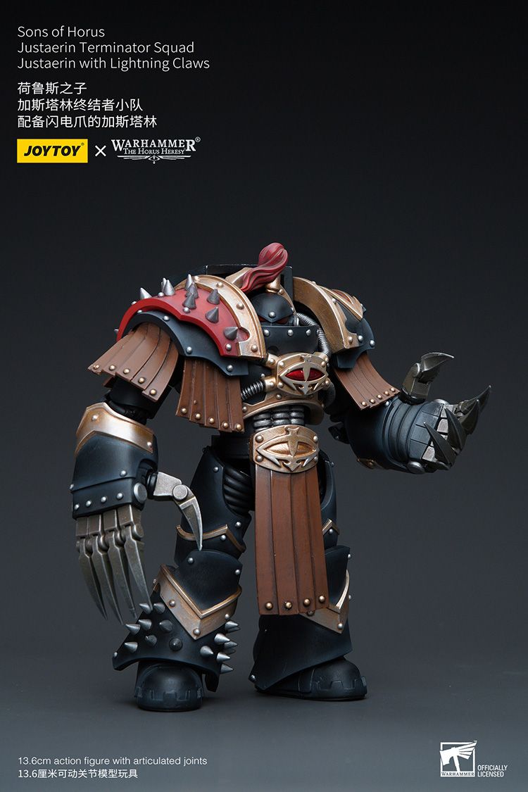 Подвижная фигурка JOYTOY Warhammer Sons of Hours Justaerin Terminator ...