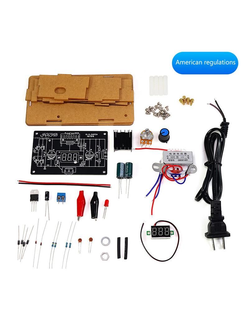 LM317 Регулируемый блок питания DIY kit купить на OZON по низкой цене ...