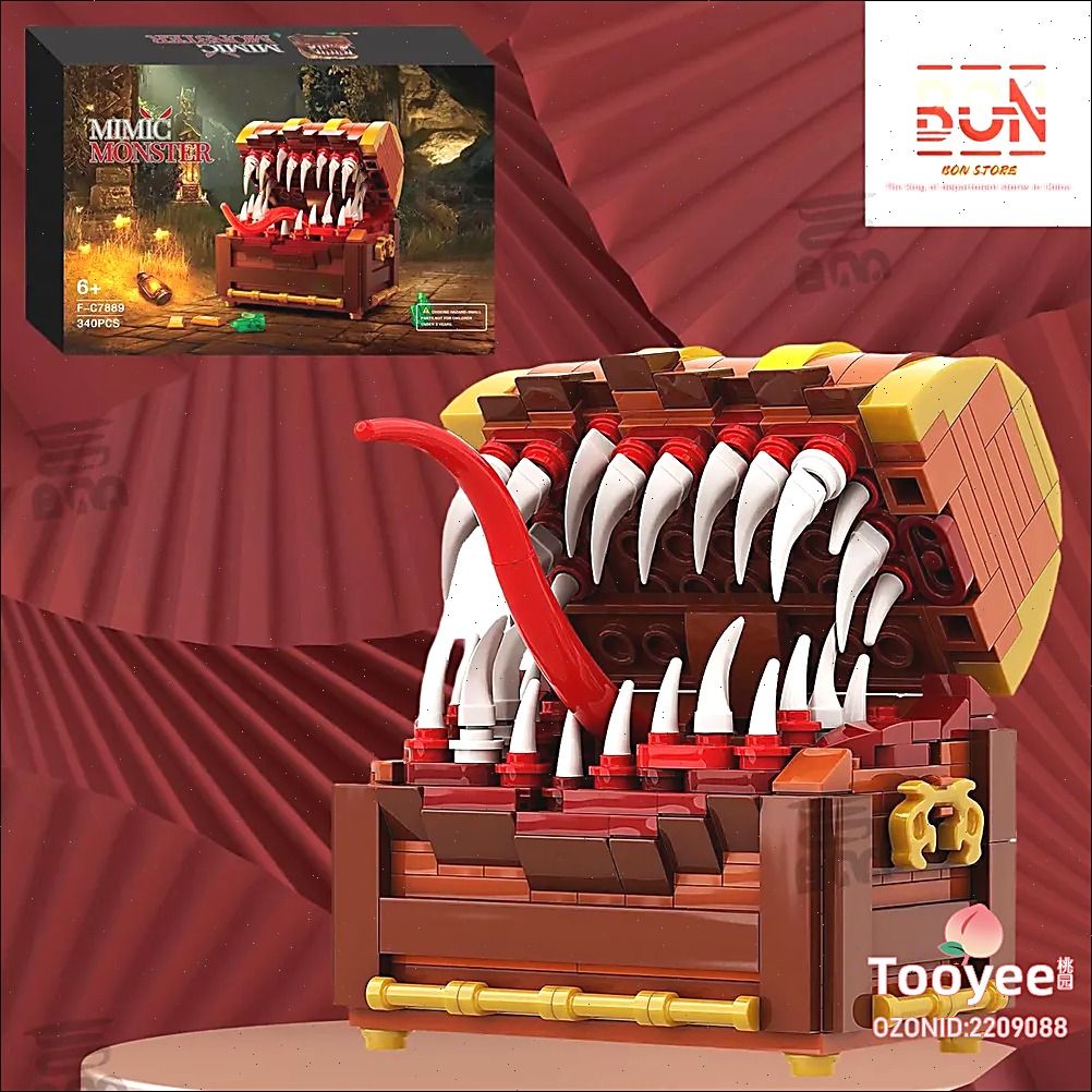 игрушки из строительных блоко,MOC Pirate Mimic Chest Final Treasure ...