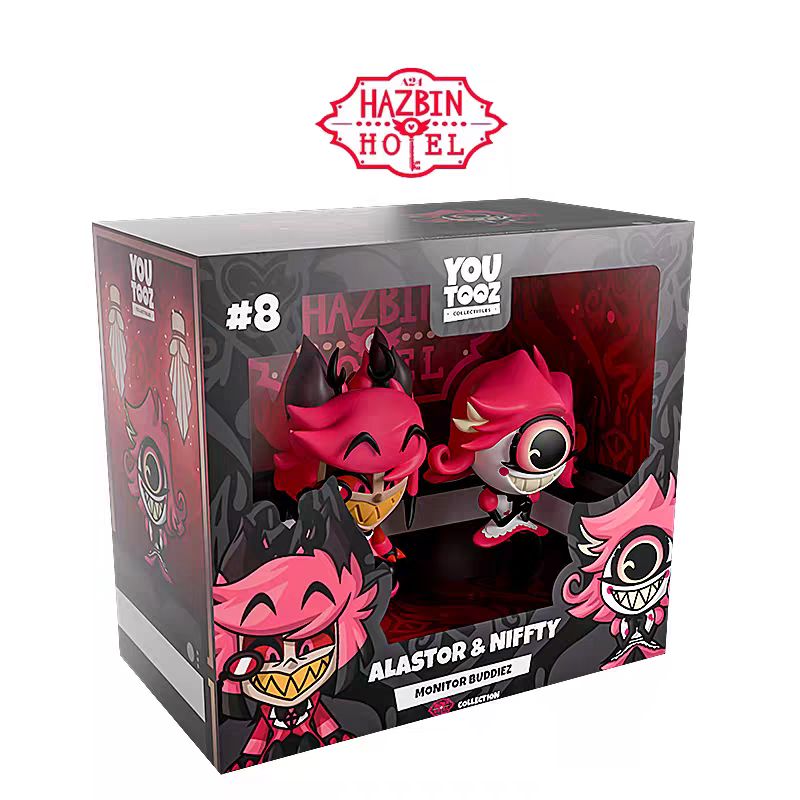Youtooz Коллекционная фигурка " Hazbin Hotel",Alastor&Niffty,5.8cm ...