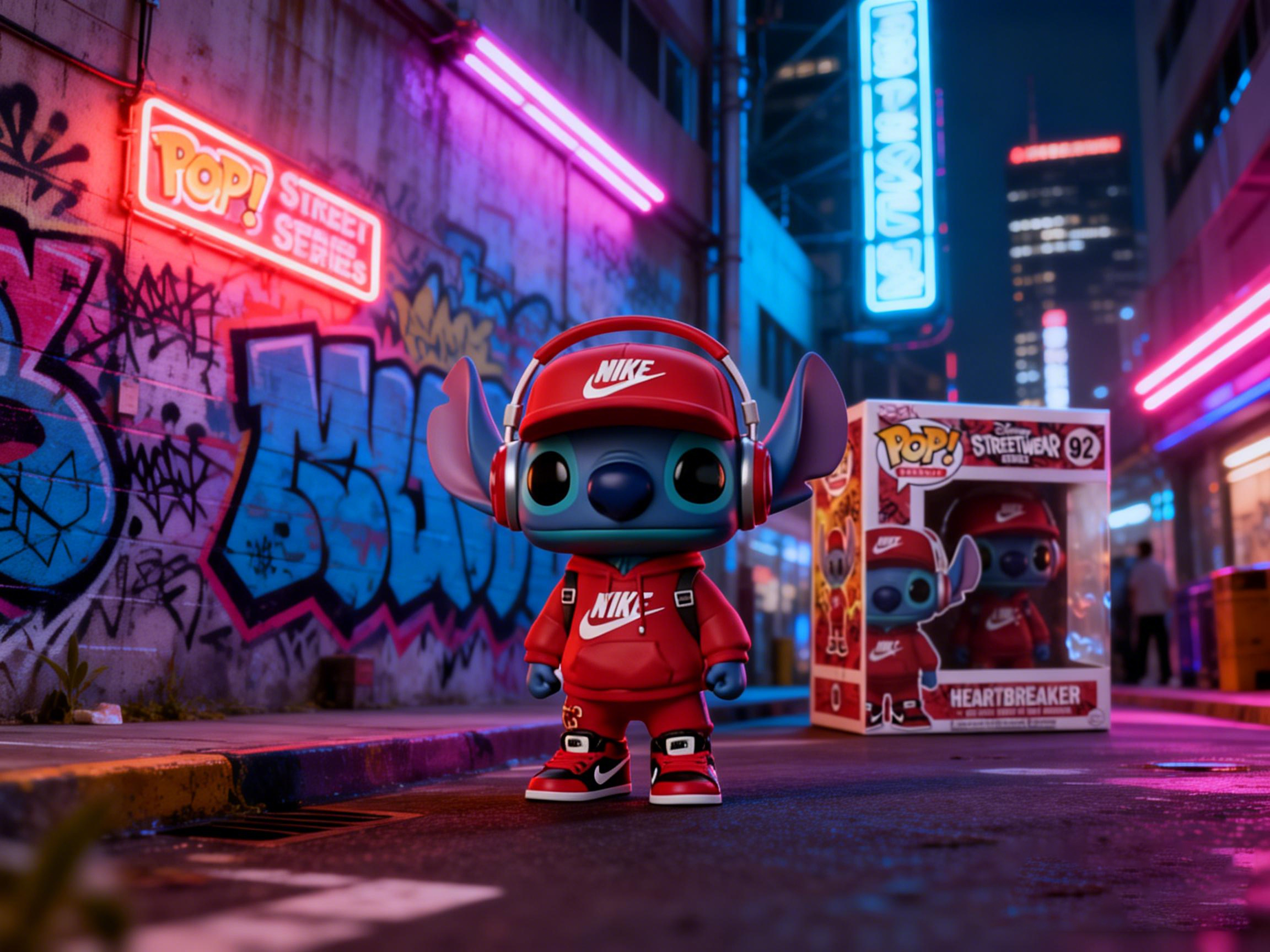 Фигурка Funko POP! Disney Lilo и Stitch в одежде NIKE,игрушки для детей ...