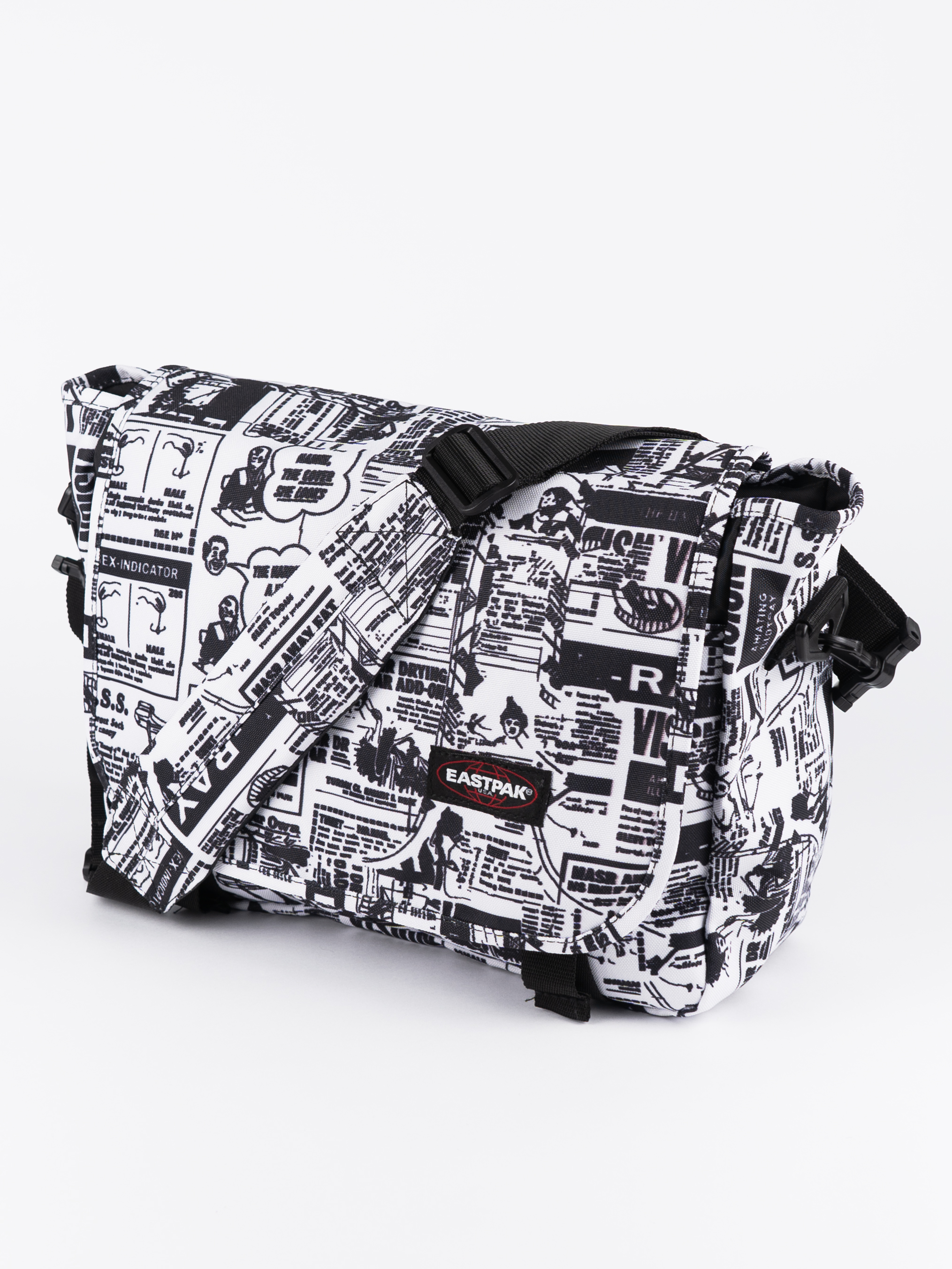 Сумка мессенджер на плечо Eastpak Jr 11,5л черно-белый принт купить на ...