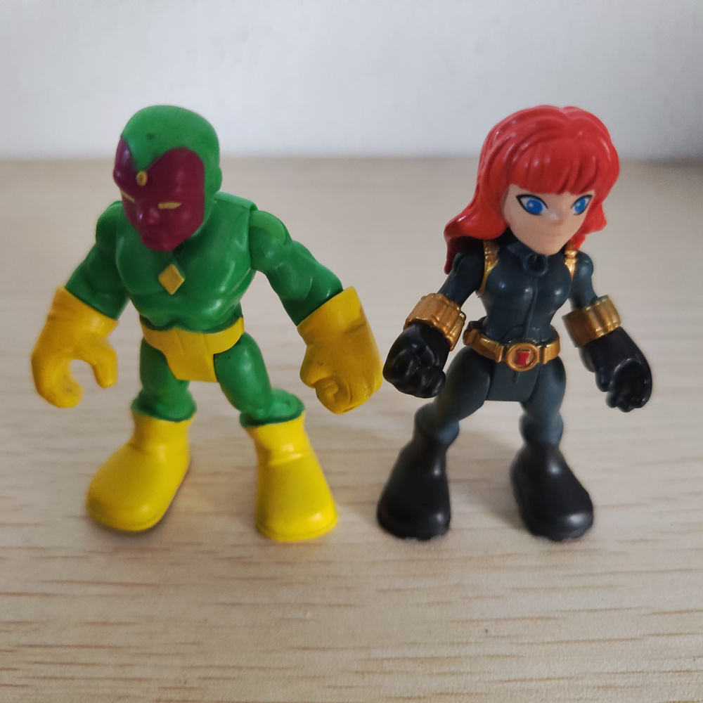 Фигурка Hasbro Playskool Marvel Vision & Black Widow Action Figure ...