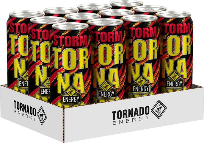 Напиток энергетический Tornado Storm / 12 шт по 450 мл - купить с доставкой по выгодным ценам в ...