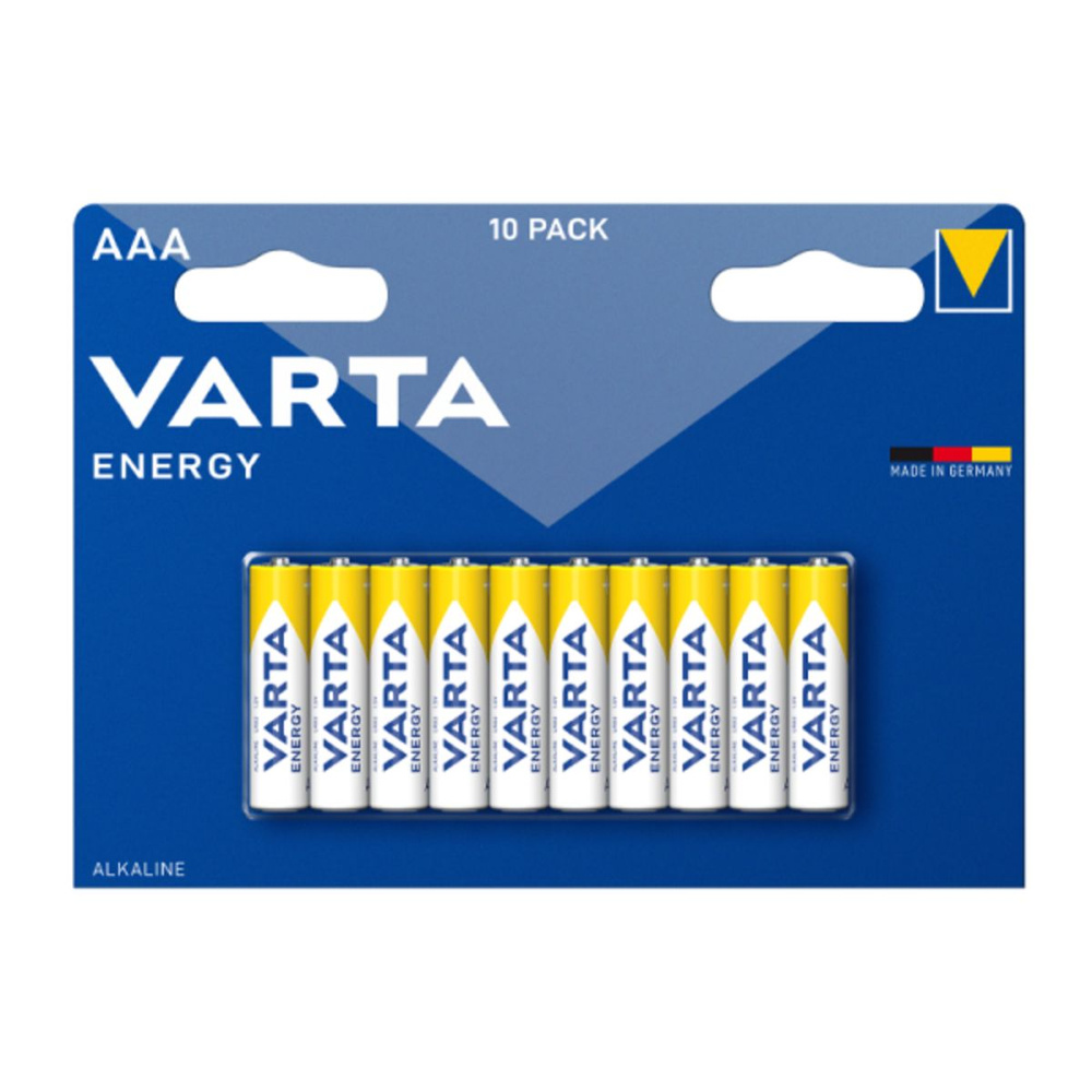 Батарейка Varta ENERGY LR03 AAA BL10 Alkaline 1.5V (4103) - купить с ...