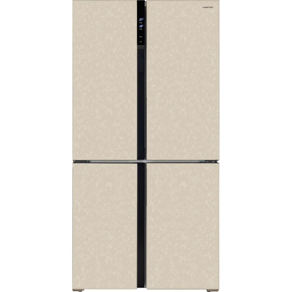 Холодильник Hiberg RFQ-500DX NF, светло-бежевый - купить по доступной ...