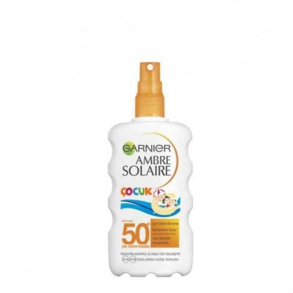 Детский солнцезащитный спрей Garnier Ambre Solaire Spray SPF50+200 мл ...