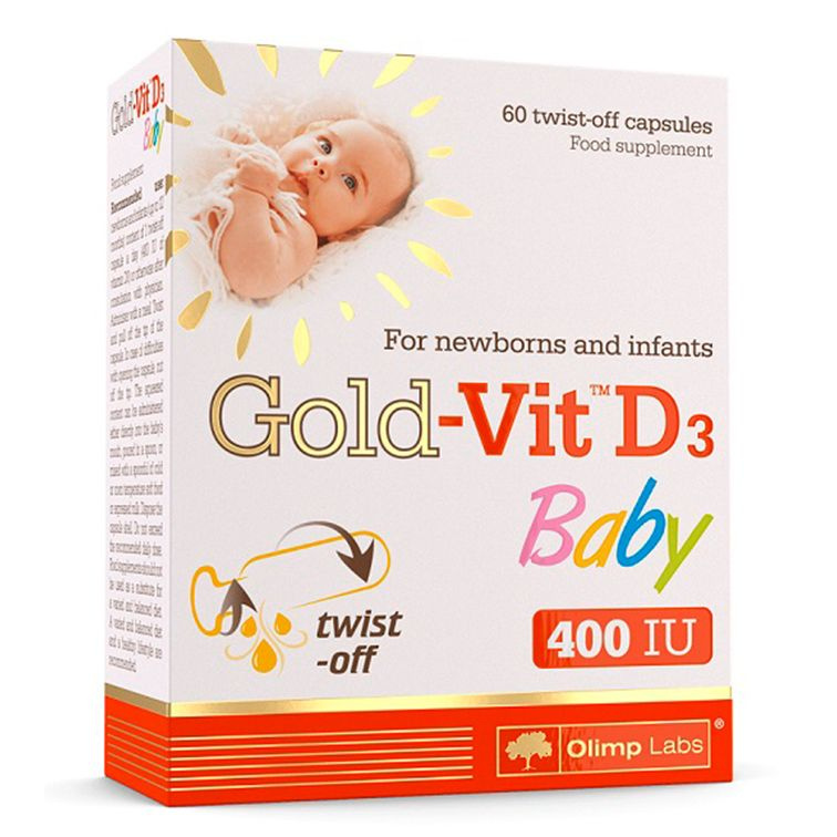 Gold-Vit D3 Baby Olimp (60 кап) - купить с доставкой по выгодным ценам ...