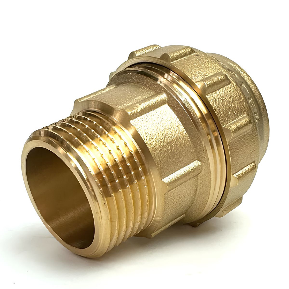 Муфта латунная с наружной резьбой для труб ПНД 32 мм-1 1/4" ZEISSLER ZSr.151.023207 купить на ...